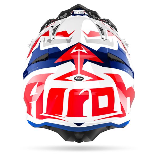 Motorradhelm Airoh Aviator Ace Swoop Red Blue versandbereit | iCasque.de