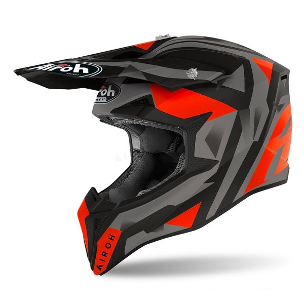 Motorradhelm Airoh Wraap Sequel Orange Matt versandbereit iCasque
