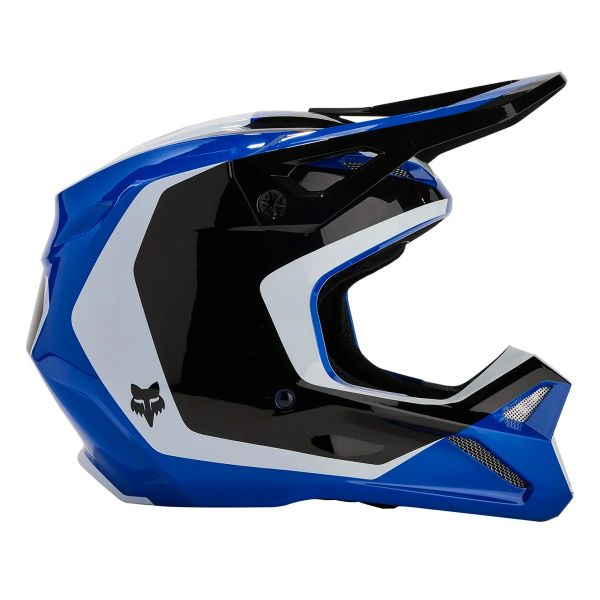 Motorradhelm FOX V1 Nitro Blue versandbereit | iCasque.de