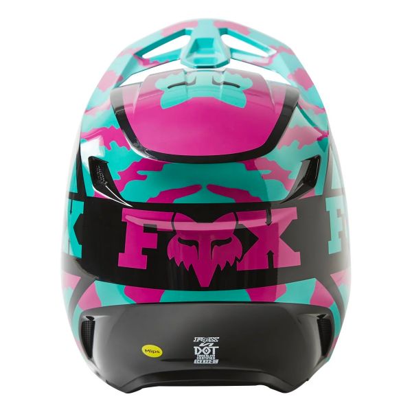 Motorradhelm FOX V1 Nuklr Teal auf Lager | iCasque.de