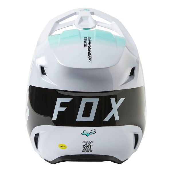 Motorradhelm FOX V1 Toxsyk White auf Lager | iCasque.de