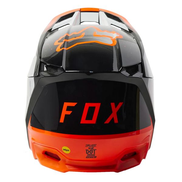 Motorradhelm FOX V2 Vizen Flo Orange versandbereit | iCasque.de