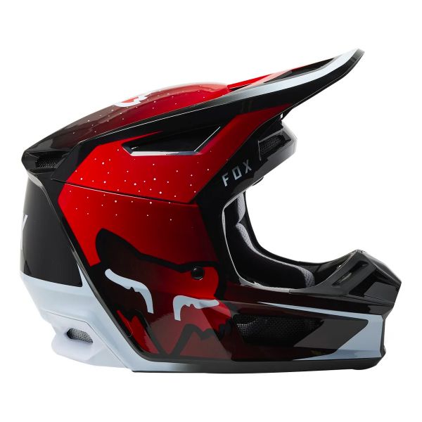 Motorradhelm FOX V2 Vizen Flo Red versandbereit | iCasque.de