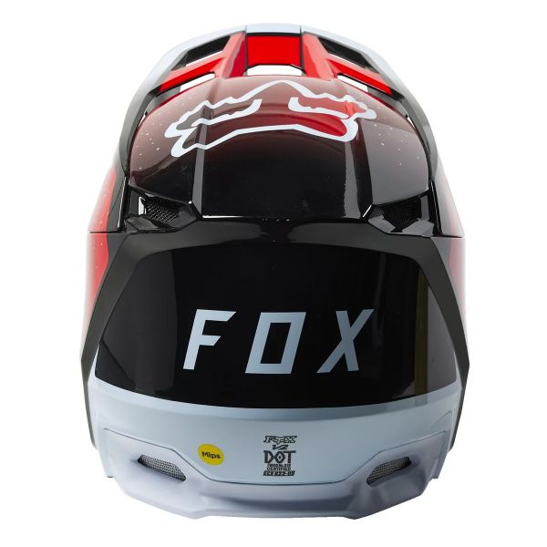 Motorradhelm FOX V2 Vizen Flo Red versandbereit | iCasque.de