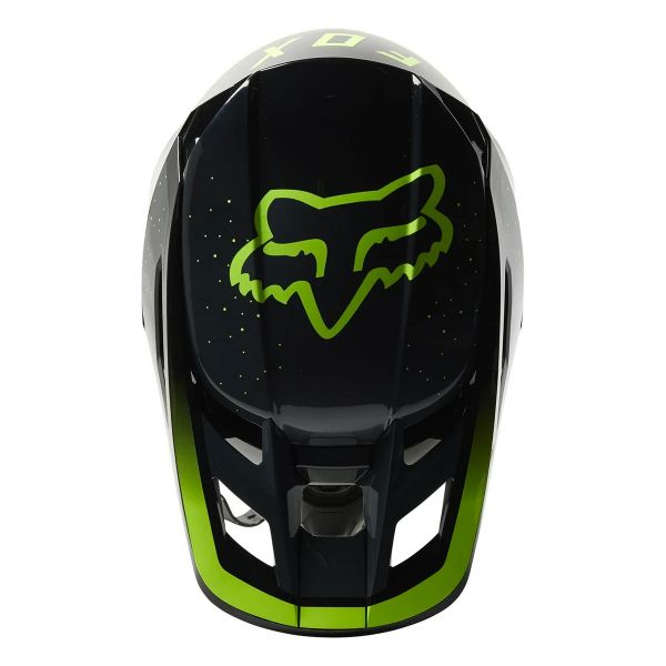 Motorradhelm FOX V2 Vizen Flo Yellow zum Bestpreis | iCasque.de