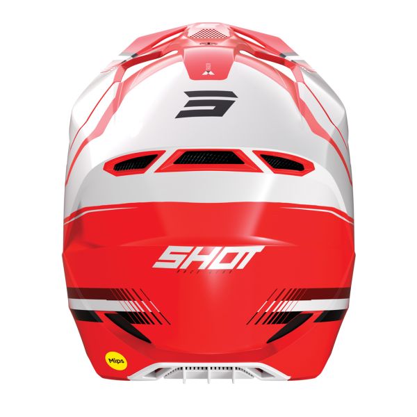 Motorradhelm SHOT Race Tracer Red Glossy auf Lager | iCasque.de