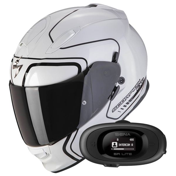 Pack Motorradhelm + Motorrad Kommunikation : Scorpion Exo 491 West ...