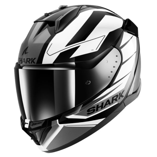 Pack Motorradhelm + Motorrad Kommunikation : Shark D-Skwal 3 Sizler KWA + Kit bluetooth 5R Lite ...