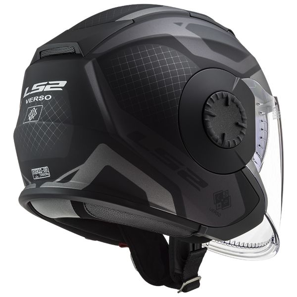 Motorradhelm LS2 Verso Marker Matt Black Titanium OF570 zum Bestpreis ...