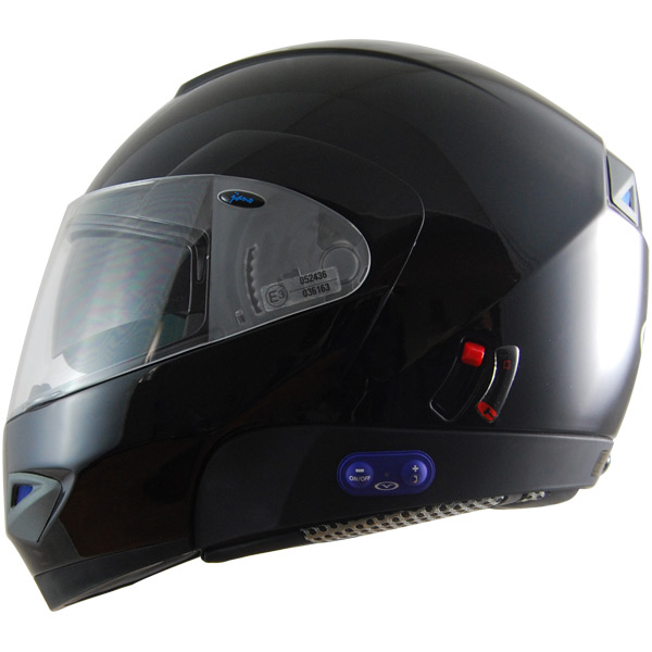 Motorradhelm Vemar Jiano Bluetooth Schwarz versandbereit | iCasque.de