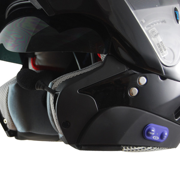 Motorradhelm Vemar Jiano Bluetooth Schwarz versandbereit | iCasque.de
