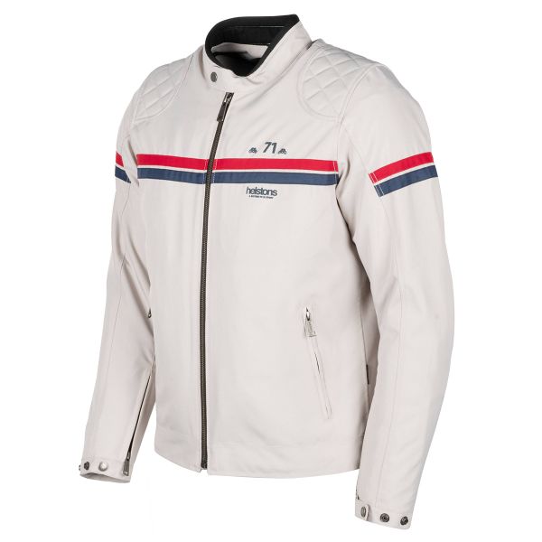 Motorradjacke Helstons Chevy Textile Silver Red Blue zum Bestpreis ...