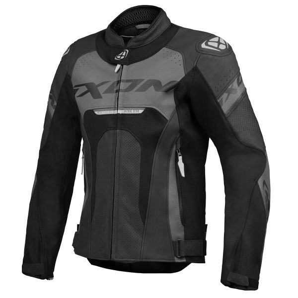 Motorradjacke Ixon Jackal Jacket Black zum Bestpreis | iCasque.de